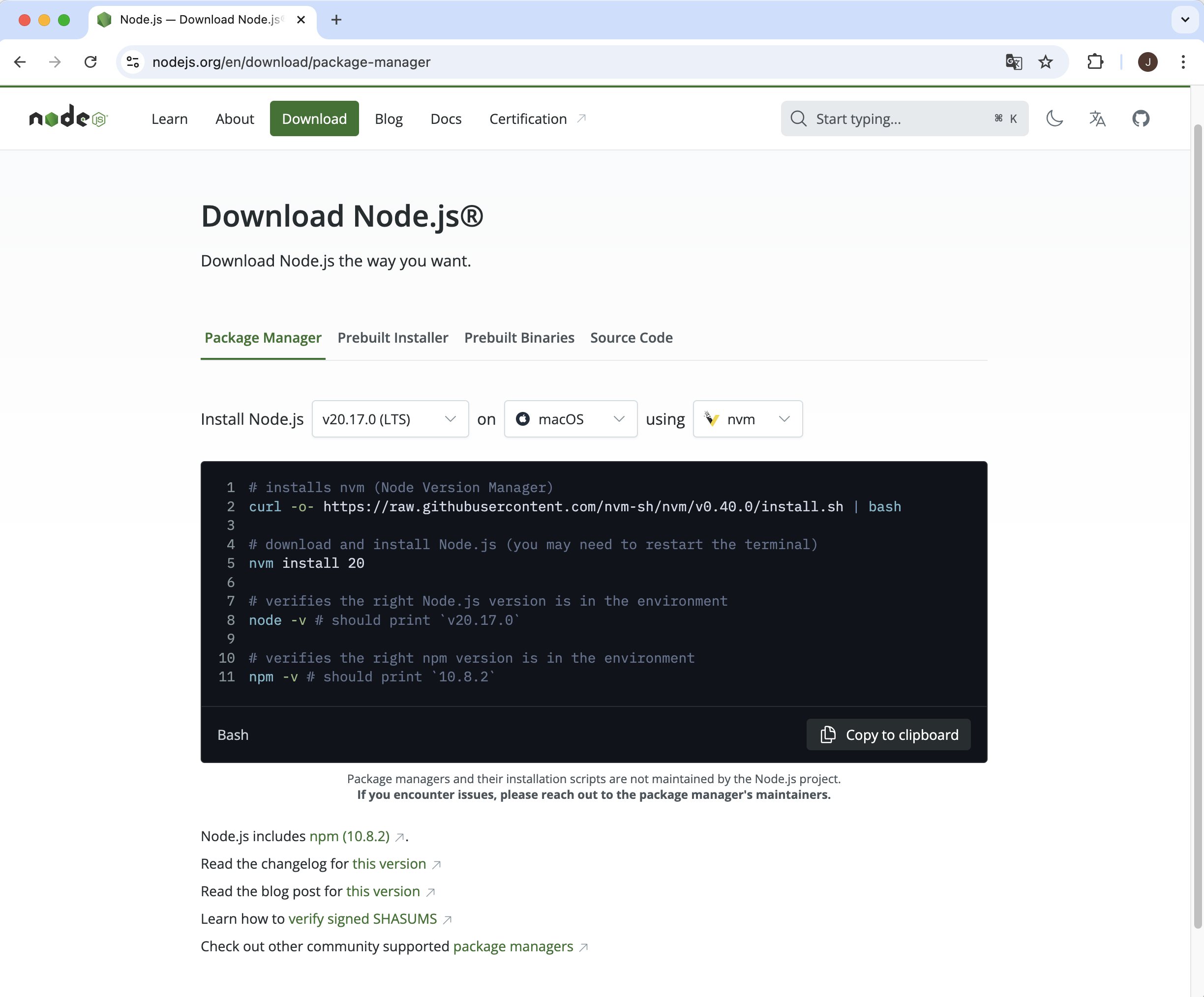 Node Install | URACLE