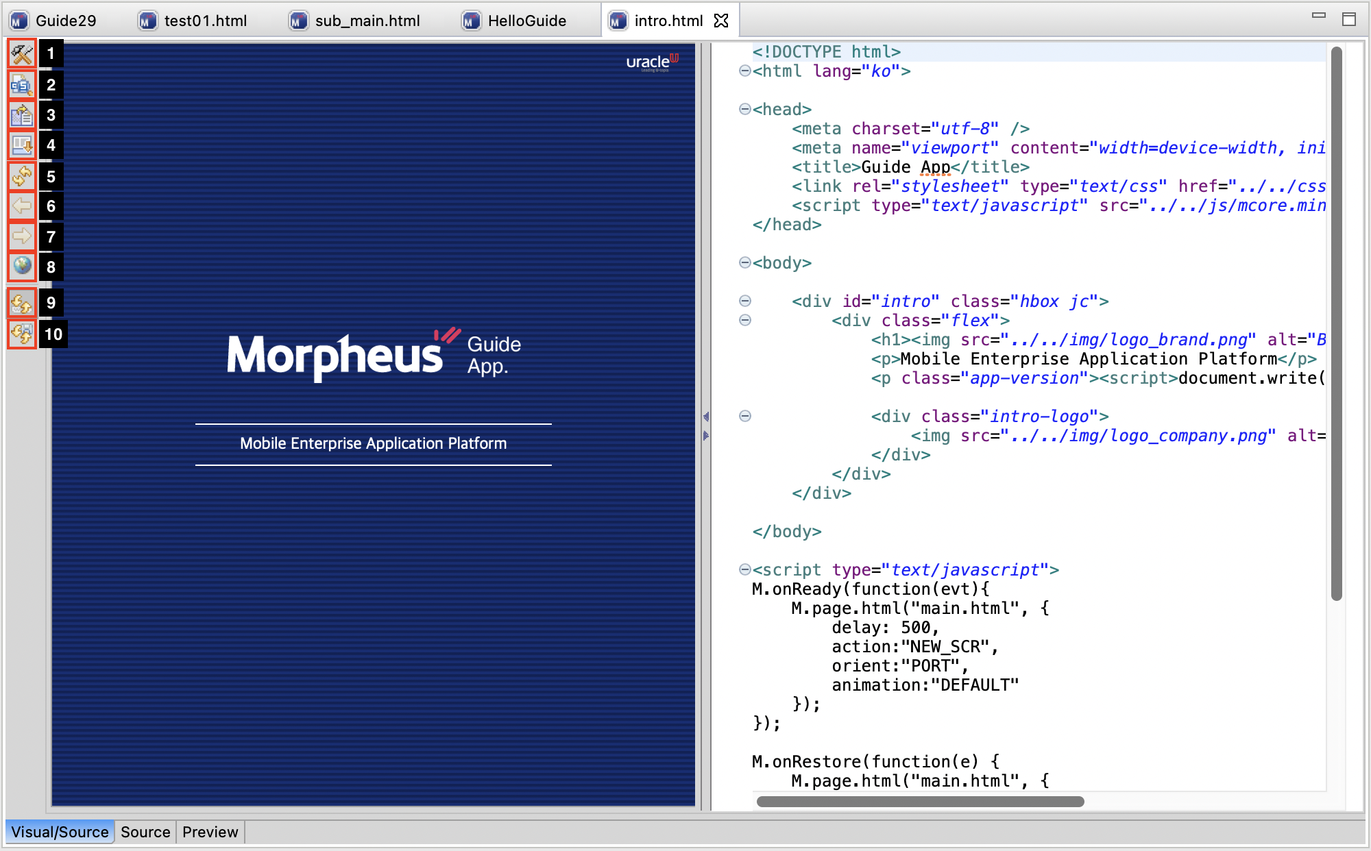 MUI Kit HTML Editor | URACLE