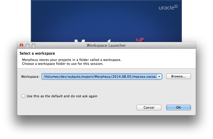 Morpheus IDE 시작 | URACLE